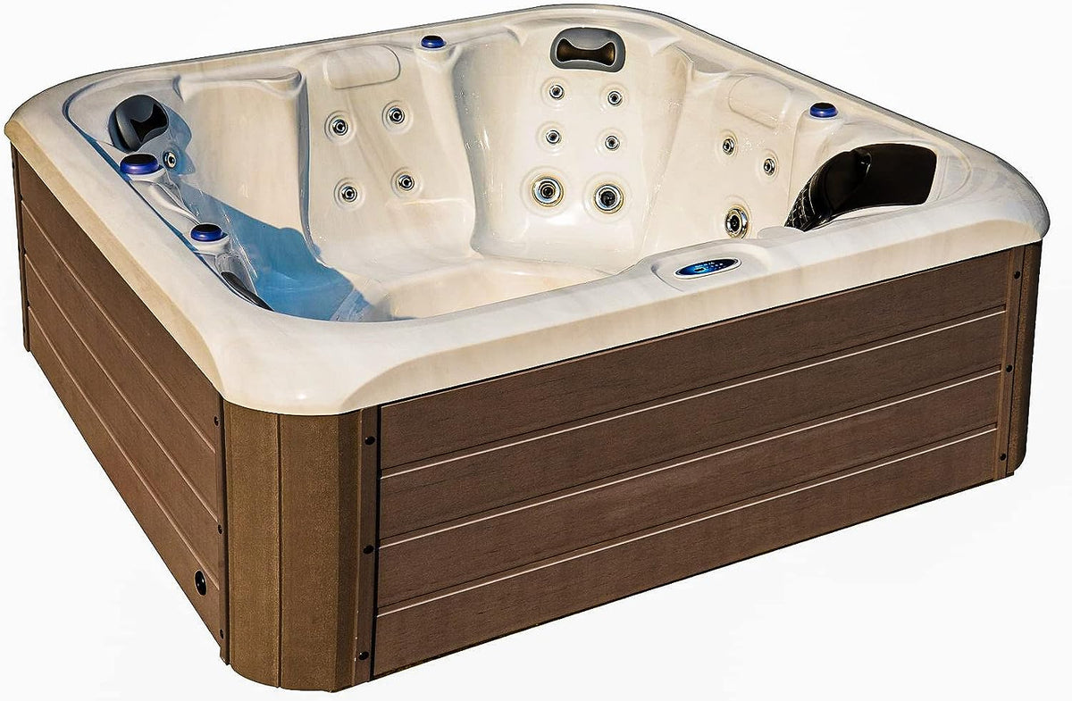 Luxuria Spas Genesis 6-Person 28-Jet Lounger Hot Tub — Healing Athletes